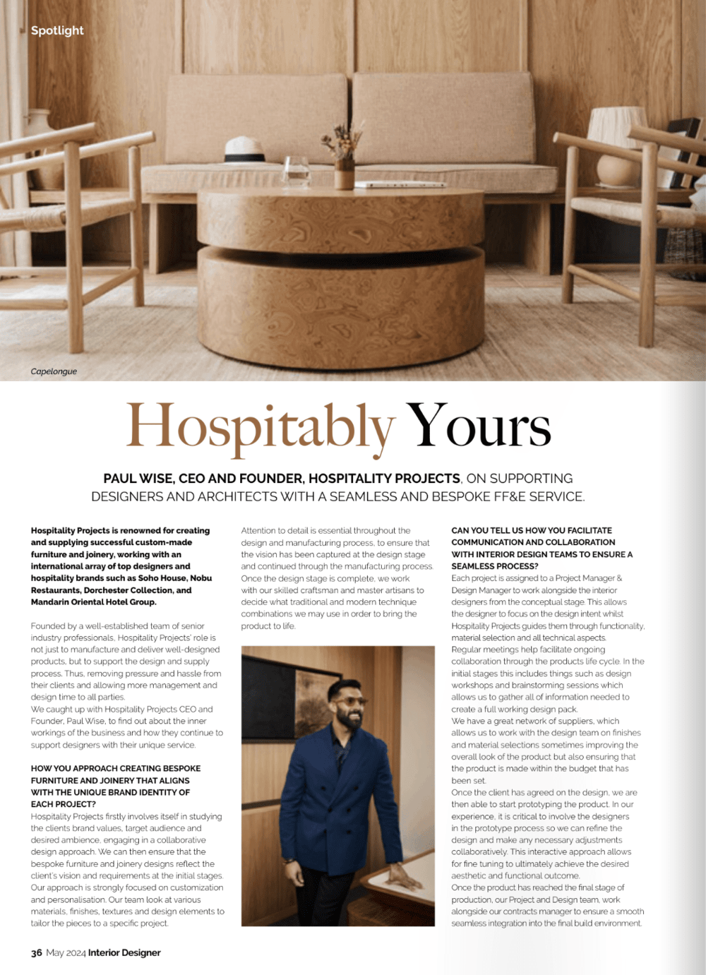 Interior Designer | Hospitality Projects UK