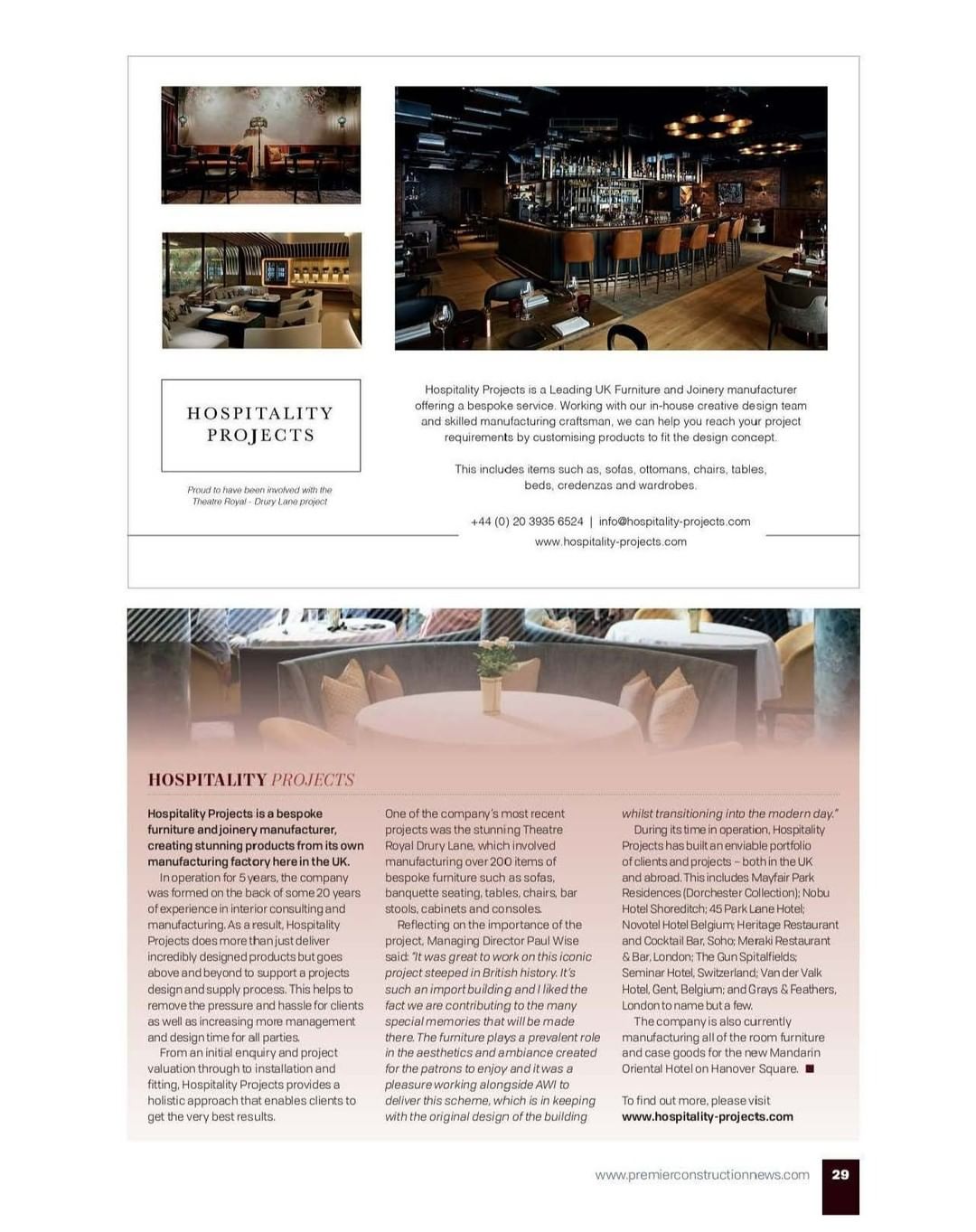 Premier hospitality - Hospitality Projects